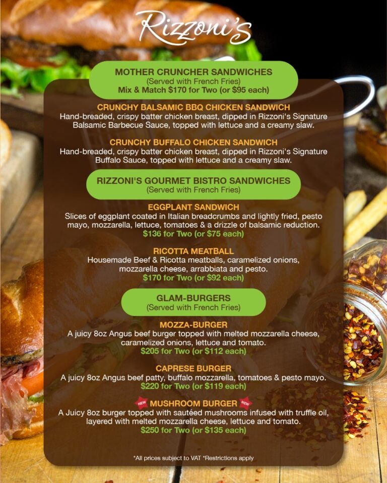 Specials – Rizzoni Italiano